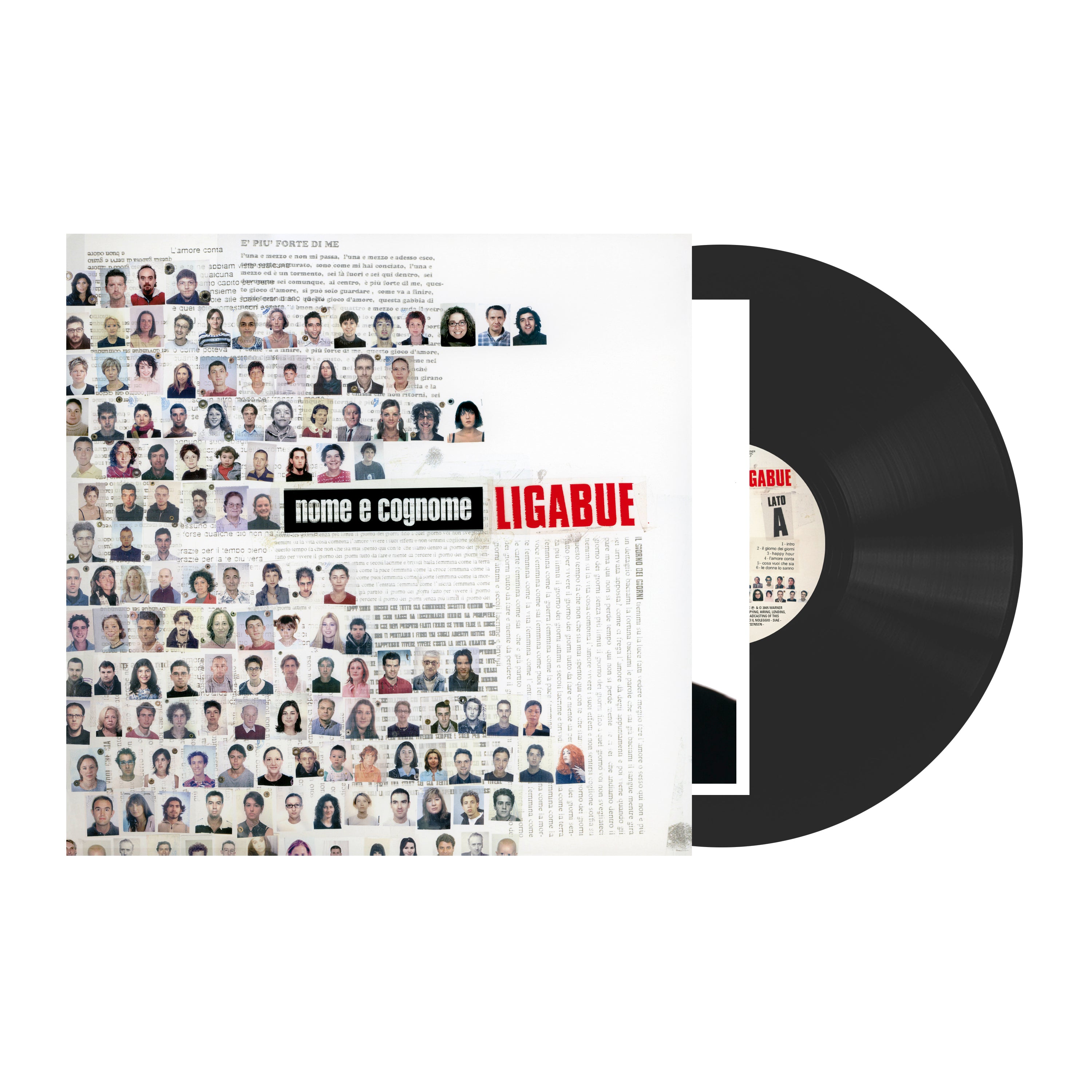 Nome e Cognome - Vinile Nero - Ligabue - Warner Music Italy Shop