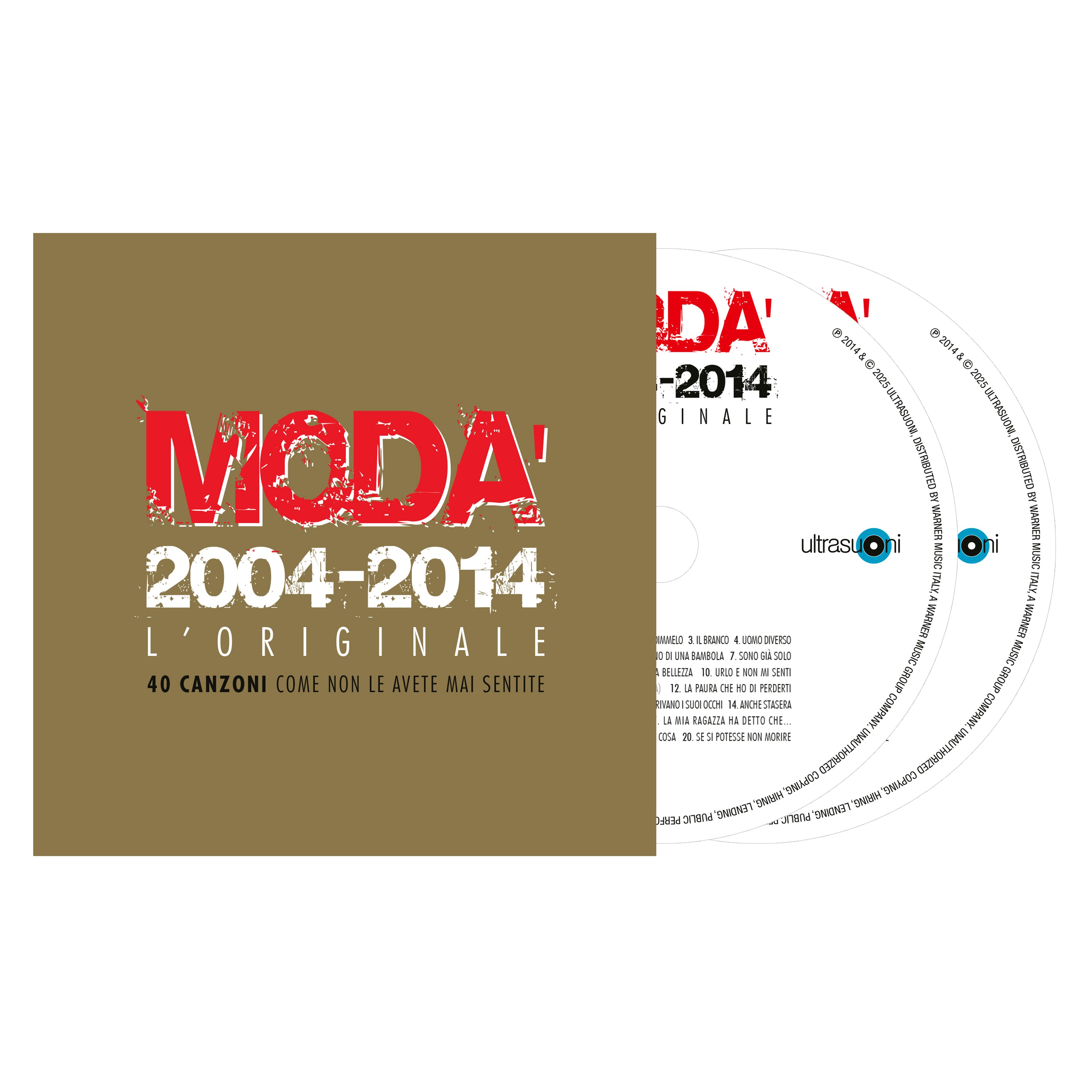 Modà 2004-2014 L'Originale – Warner Music Italy Shop
