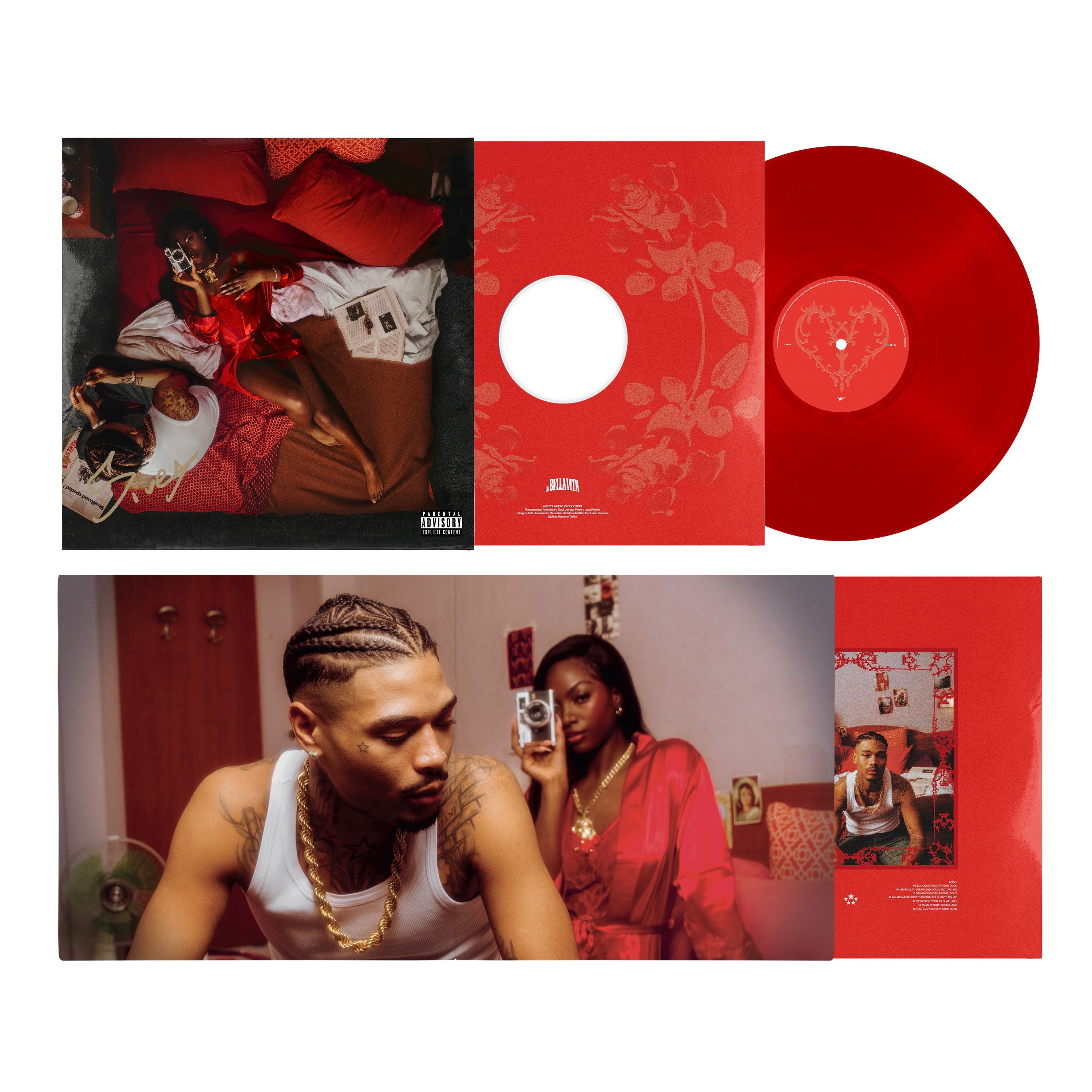 LA BELLAVITA Vinile Rosso Via Dell'Amore Artie 5ive - Warner Music ...